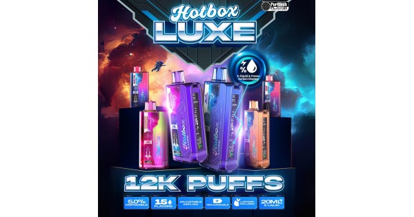 Hotbox LUXE 12K Disposable 5%, luxe 12000, hotbox 12k